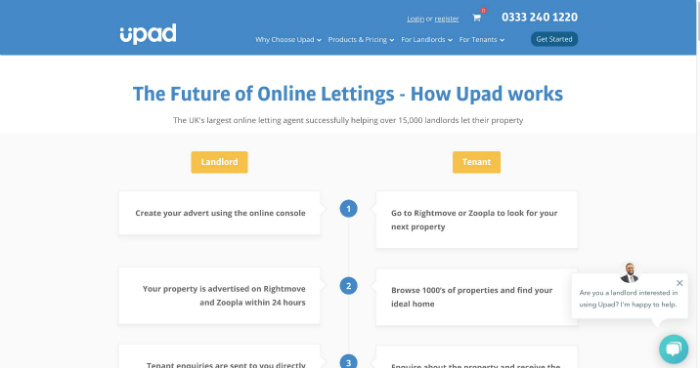Upad Review - Is this Online Letting Agent Overpriced?